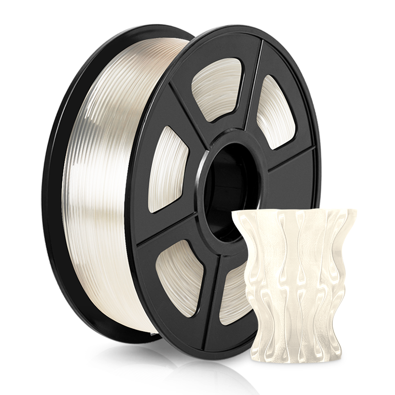 PETG 110 C (Термостойкий) пластик Wan plast прозрачный 1.75 мм 1 кг