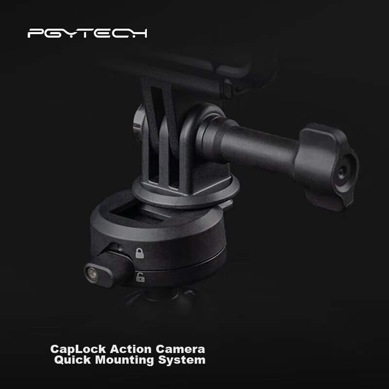 PGYTECH Action Camera Suction Cup Mount for Action5pro/4/3, Car Mount for GoPro12 Accessories, Insta360 Car Glass Fixed Mount, Pocket Phone Photography