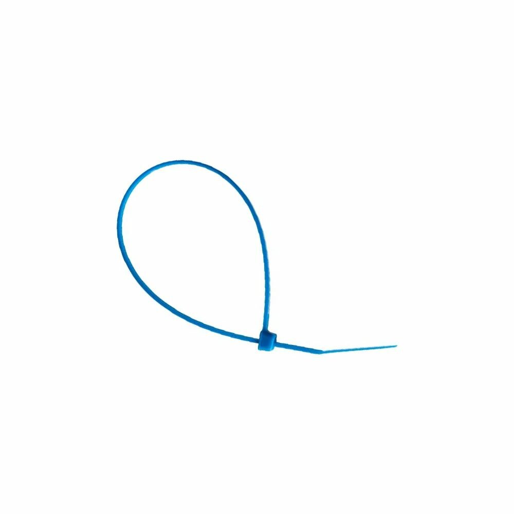 Нейлоновые стяжки FORTISFLEX КСС 4х200 синий 100 штук 55113