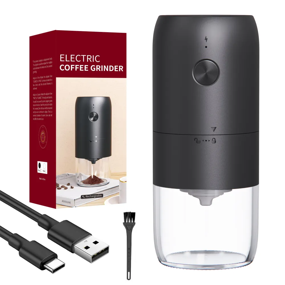 Кофемолка электрическая Electric Coffee Grinder KMDJ-2A (Black)