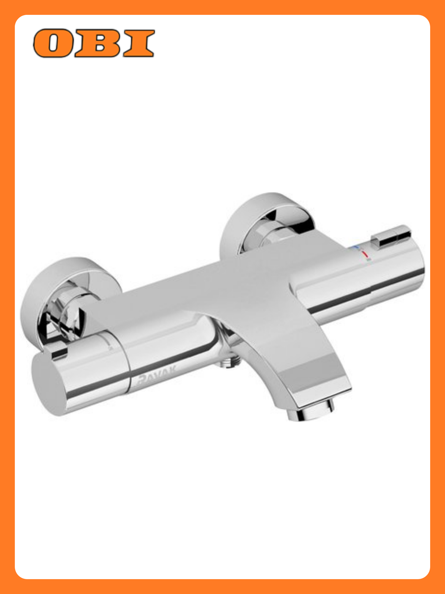 Смеситель для ванны термостатический RAVAK Termo TE 082.00/150 настенный