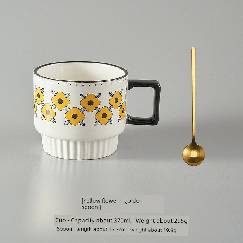 Штабелируемые кружки, скандинавский стиль, креативный дизайн, парные керамические чашки, женские чашки для кофе, чая,