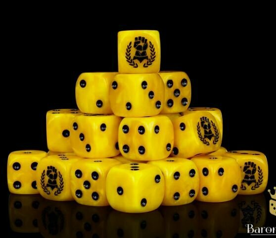 Кубики Warhammer The Horus Heresy: Legion Dice - Imperial Fists