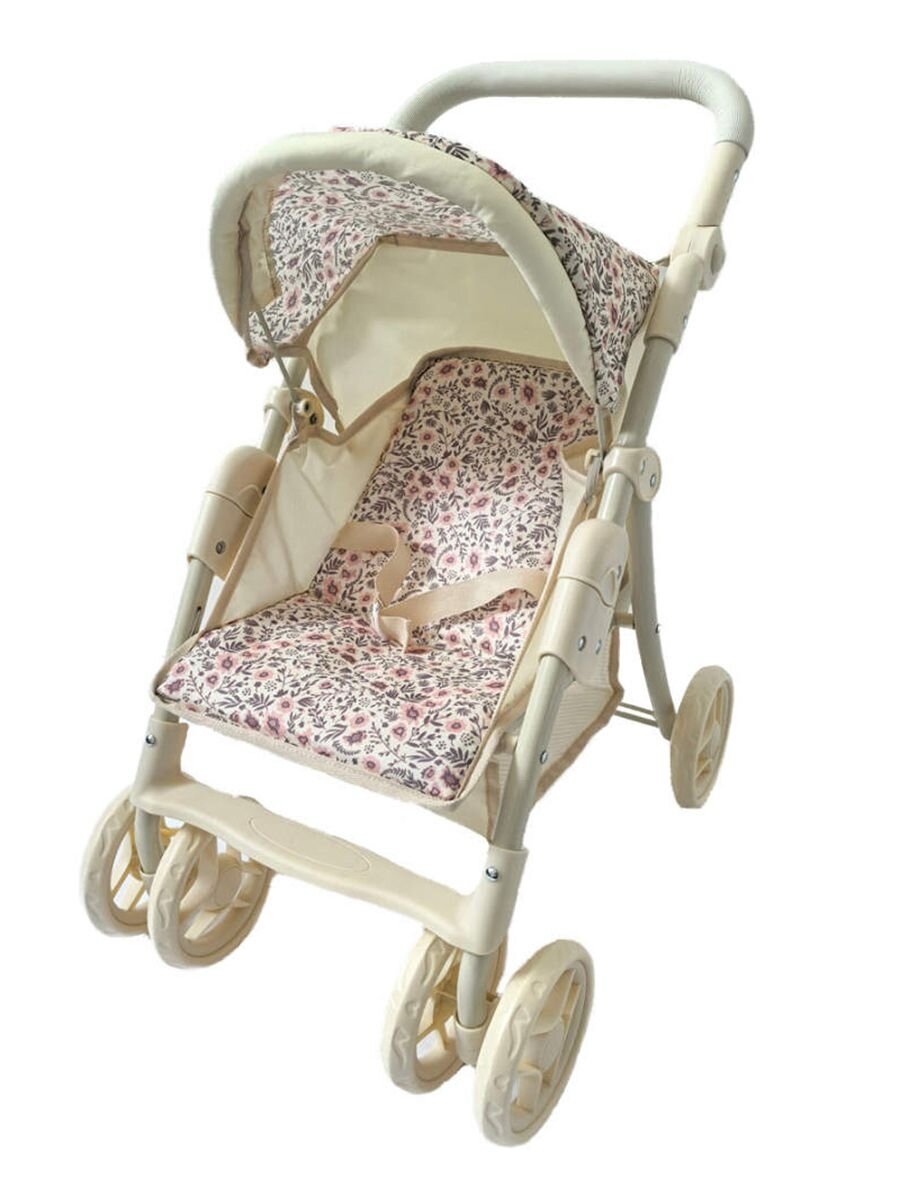 Коляска для кукол прогулочная бежевая Мильфлер