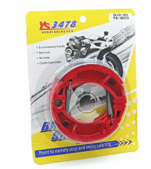 Колодки тормозные барабанного тормоза (тюнинг) Honda Dio AF18/27/34/35 (95х20)