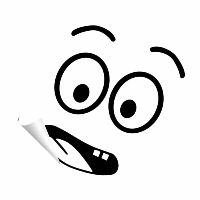 Креативная Мультяшная Забавная Наклейка с эмодзи-SCQ2201