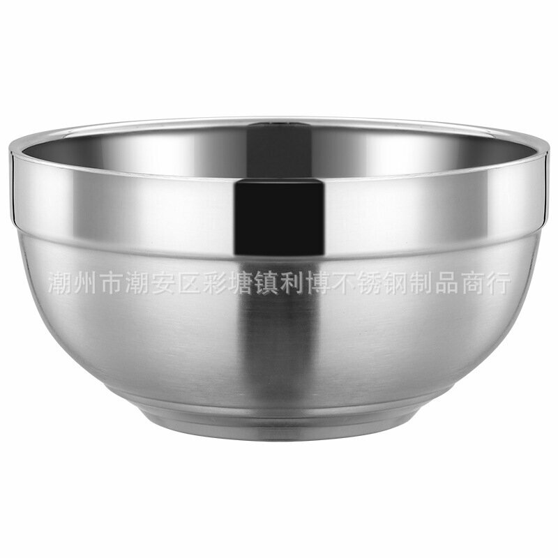 Многофункциональная тарелка из нержавеющей стали 304 с двойными стенками, изолированная, утолщенная, для столовой,