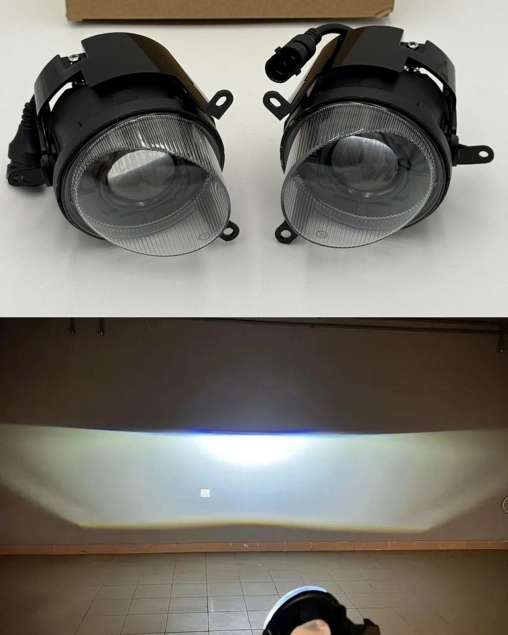 Led ПТФ фары для Митсубиси Лансер 10 / Светодиодные Противотуманки на Mitsubishi Lancer 10 2007 -2010