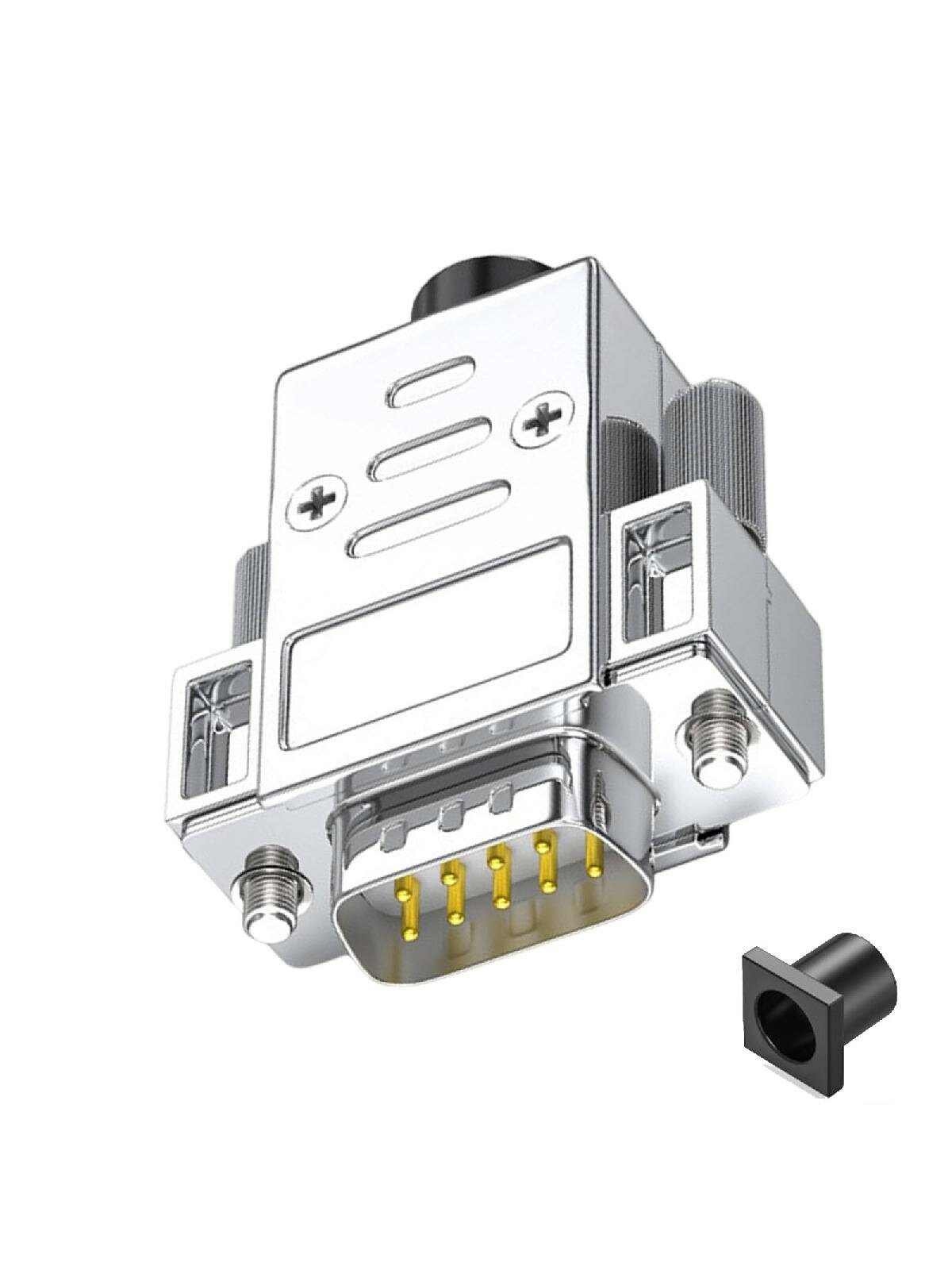 DB9 RS232 Штекер-Розетка Разъем 9Pin Штекер-розетка Адаптер RS485 Терминал