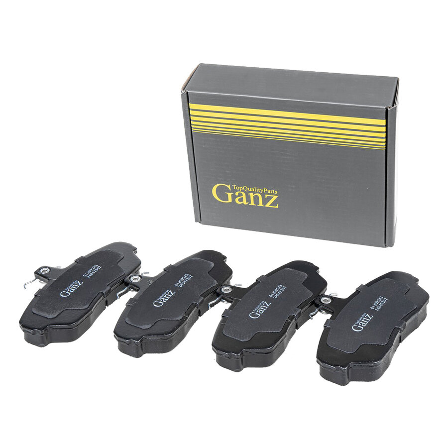 Колодки тормозные передние ГАЗ 3110, 3102 Газель GANZ (артикул GIJ09243)