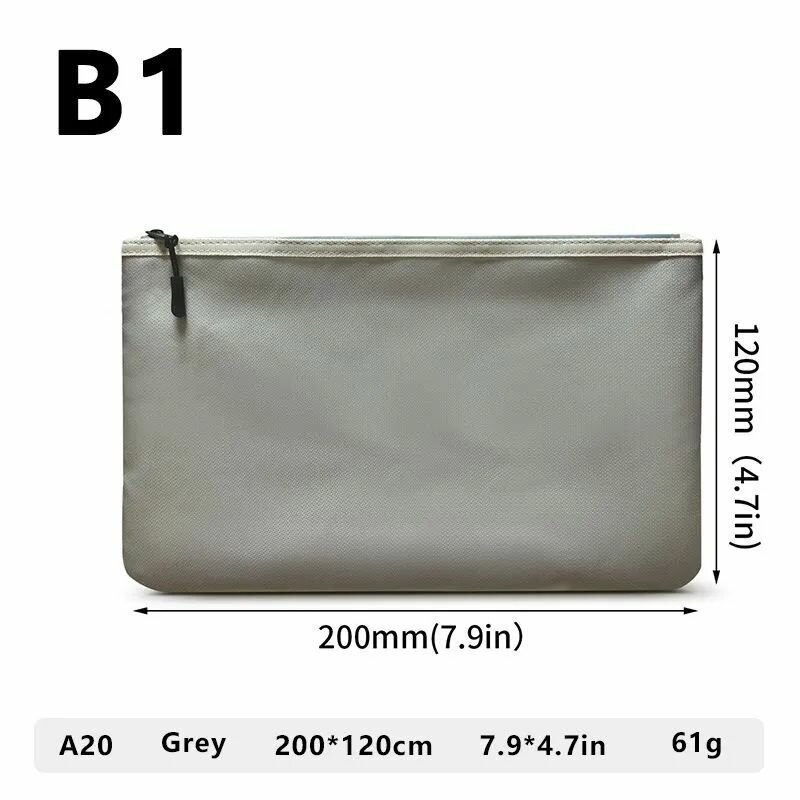 Огнеупорный водонепроницаемый мешок для денег и документов