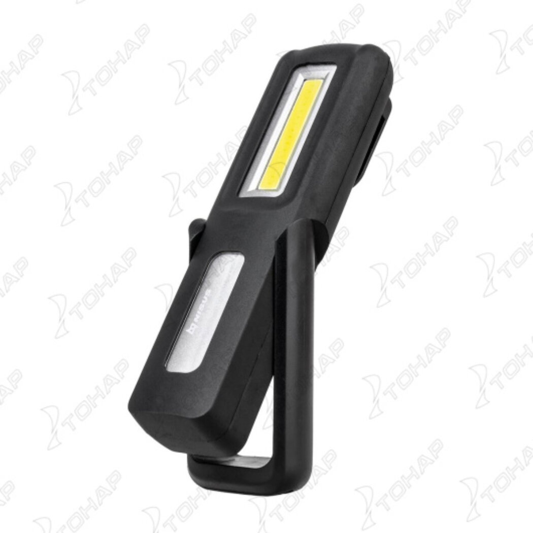 Фонарь кемпинговый NISUS, LED 80 лм, COB 150 лм, IP34, USB, черный