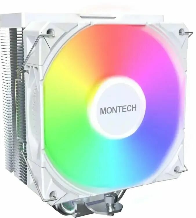 Кулер для процессора Montech NX400 ARGB, 4-pin, 120мм, белый, retail (NX400ARGBWH)