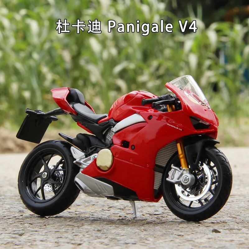 Bburago 1:18 Ducati PANIGALE V4 металлическая модель мотоцикла PANIGALE V4