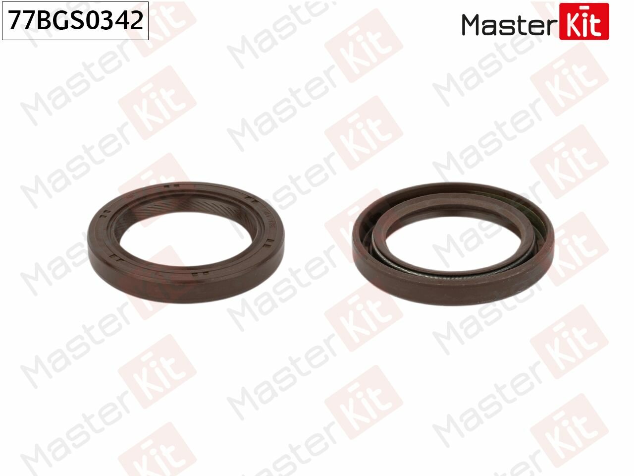 Сальник коленвала передний. Kia Rio, DC 00-05Mazda 323 C VBA 94-01 A3EB3Z5-DE MasterKit 77BGS0342