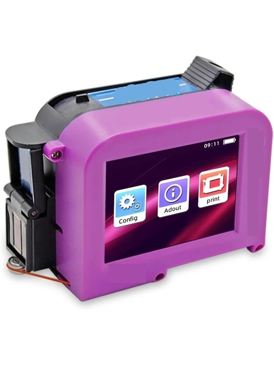 Портативный струйный принтер, мини-портативный маленький струйный принтер, струйный принтер
