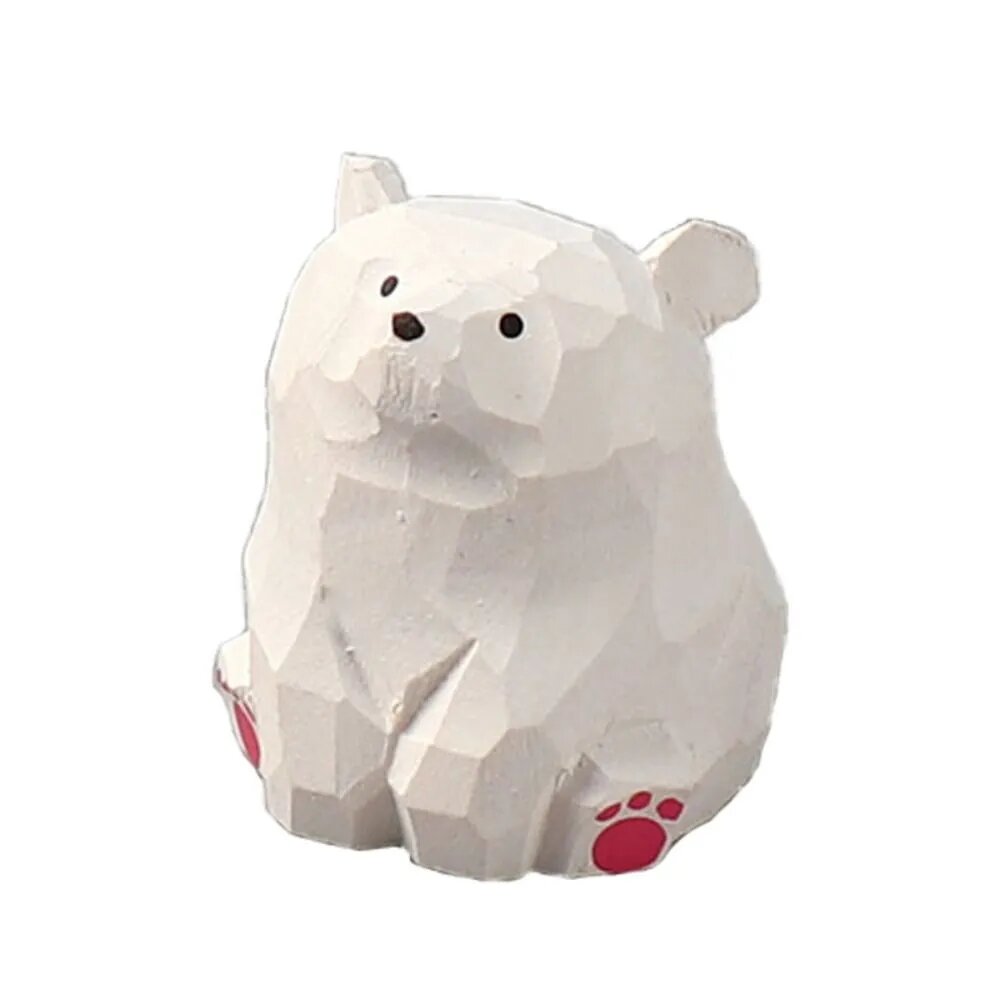 Деревянная фигурка медведя