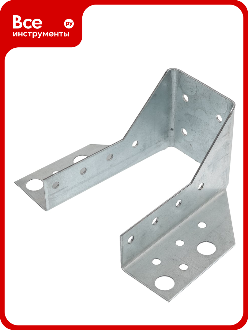 Открытая опора бруса BILTI 50x107, 10 шт. Б-ОБ-50*107-Х404