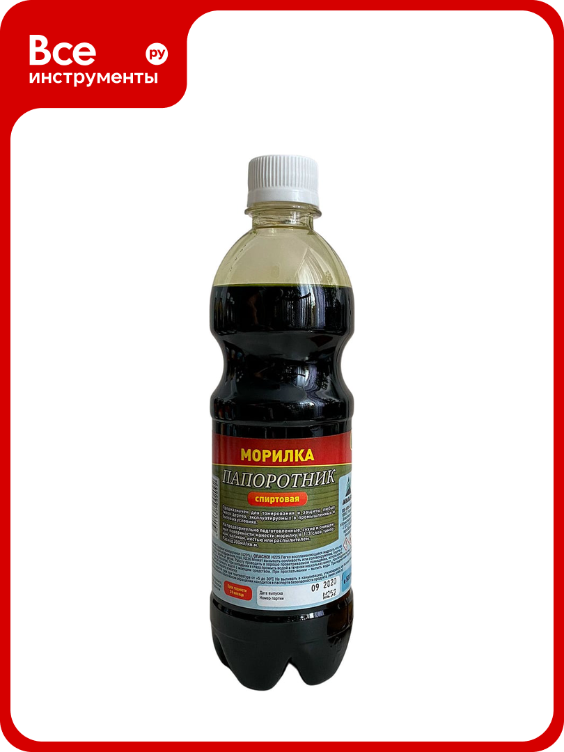 Морилка для дерева Анлес спирт. 0,5 л папоротник 70209