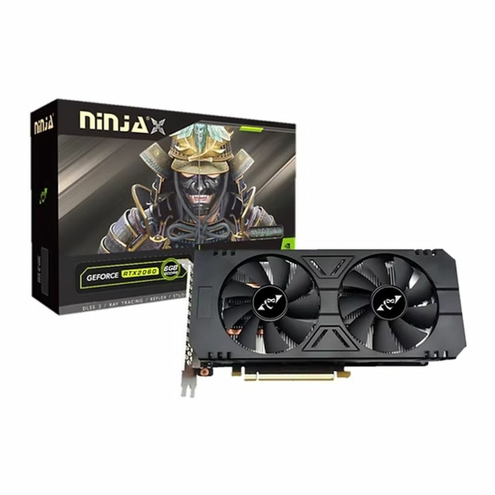 Видеокарта Ninja (Sinotex) RTX2060 6GB GDDR6 192bit DVI DP HDMI 2FAN RTL