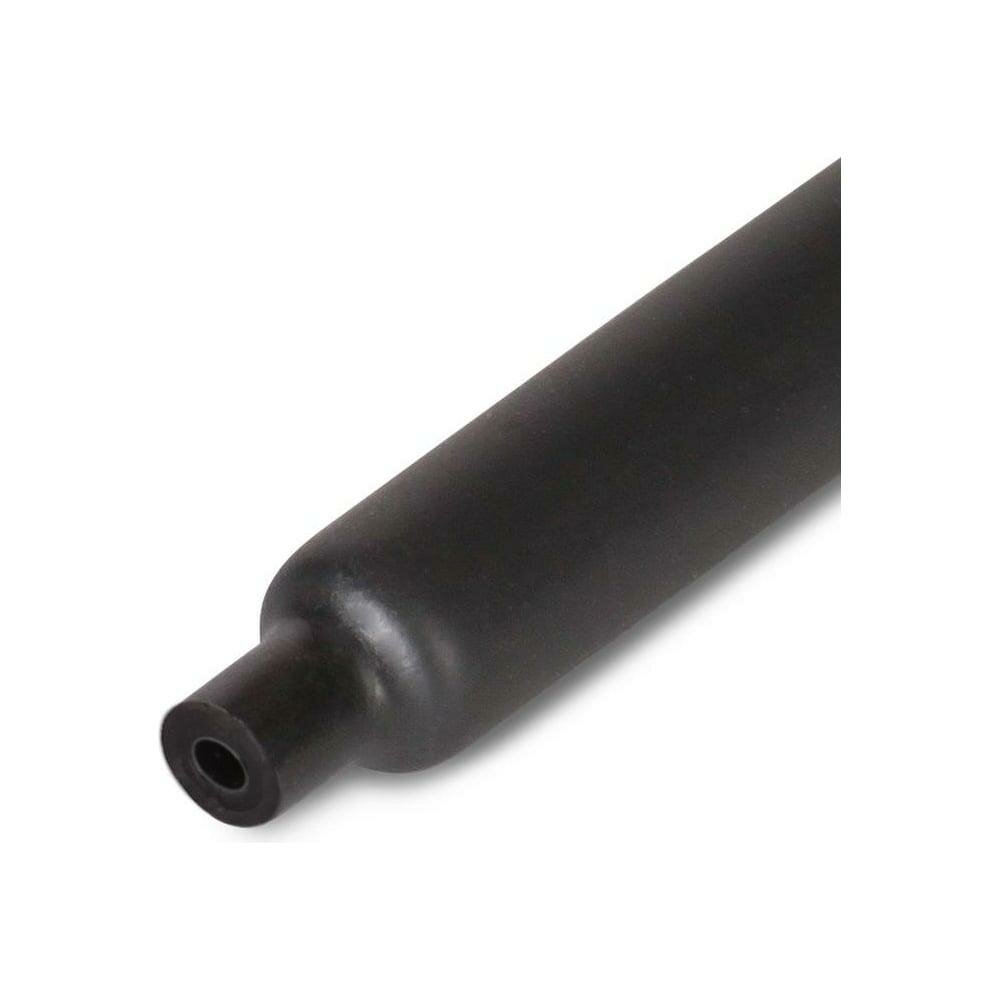 Термоусадочная клеевая трубка КВТ ТТК-3:1-20/6 черная упак 10 шт 85067