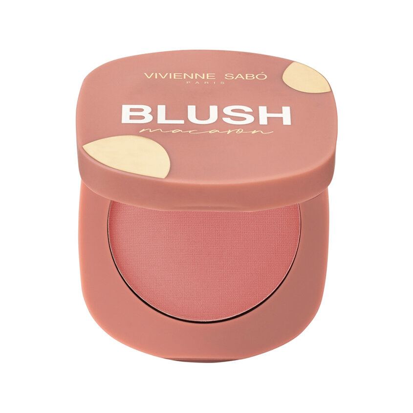 Румяна для лица VIVIENNE SABO MACARON матовые тон 04 Натурально-розовый