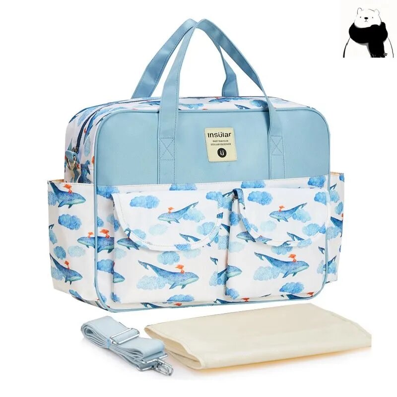 Diaper bag Сумка органайзер для коляски и мамы с термокарманами
