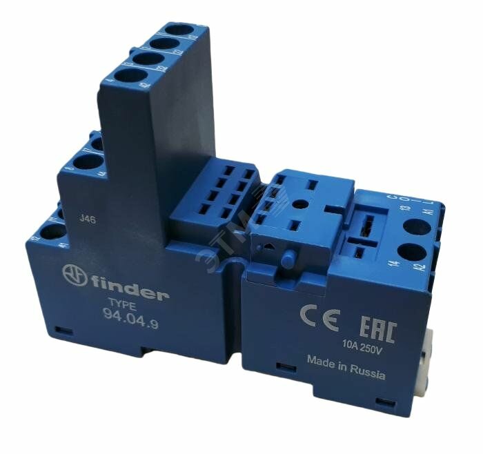 Розетка FINDER с винтовыми клеммами, зажимной клетью, для реле 55.32, 55.34, таймера 85.02, 85.04, применяются модули 86.00, 99.02