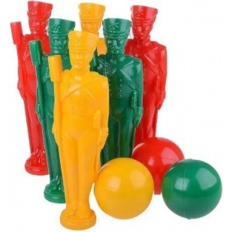 Кегли свсд "Стратегия" 6 солдат + 3 шара арт.5109 /5