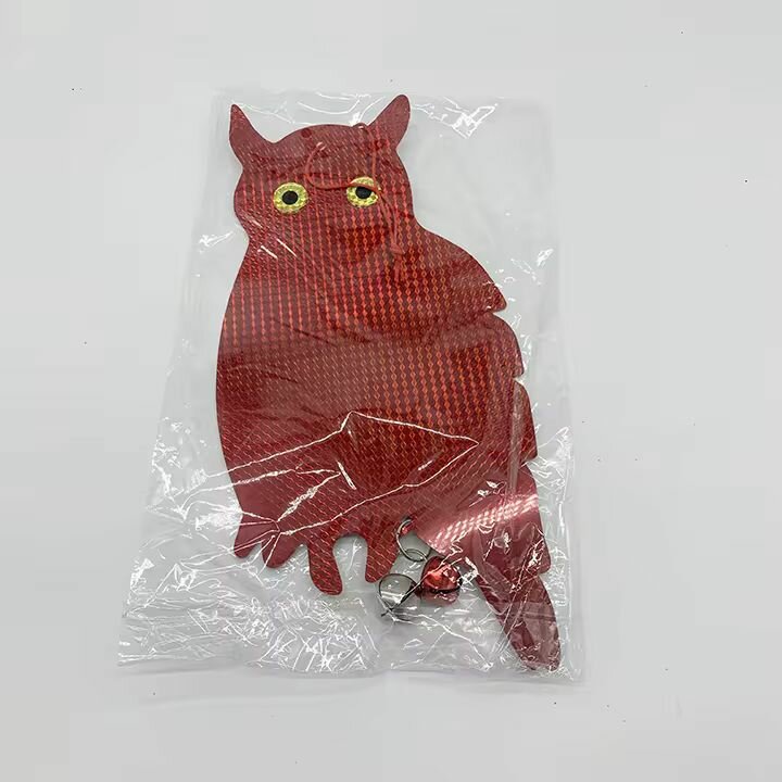 Отпугиватель птиц подвесной светоотражающий Пугающая Сова пугало