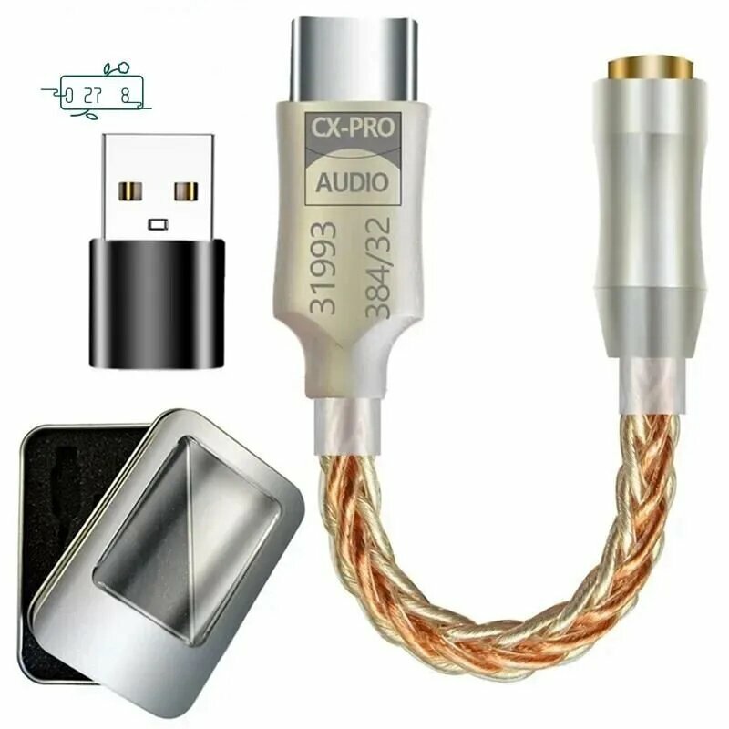 C4(T W O E) CX31993 HiFi ЦАП Типа C На 3,5 Мм Усилитель Для Наушников Аудиодекодер B