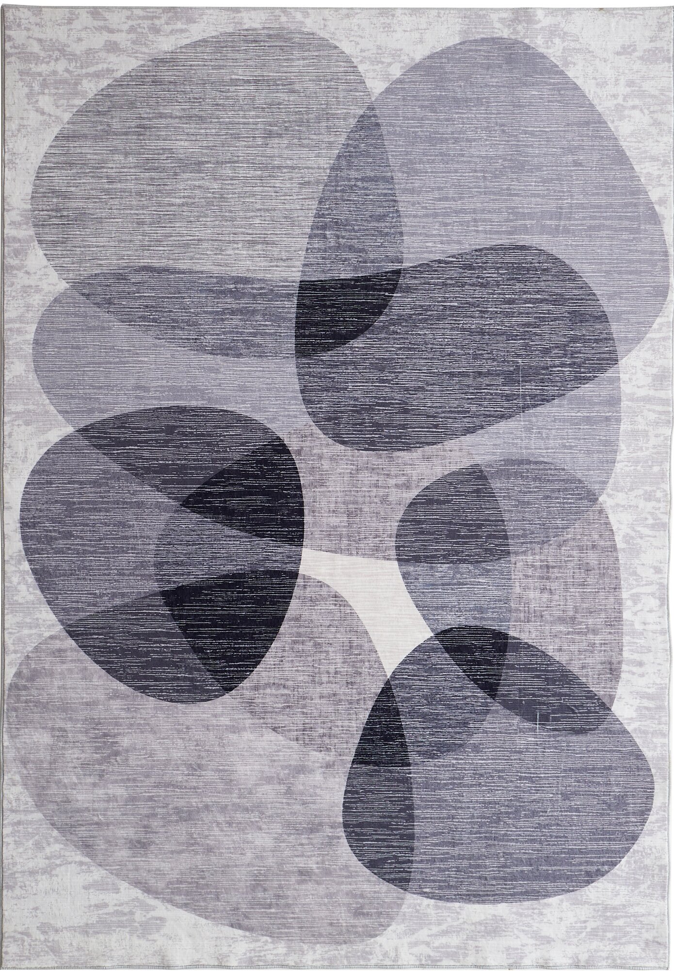 Ковер принтованный высокоплотный "Lex С660 120 x 170 см", синий