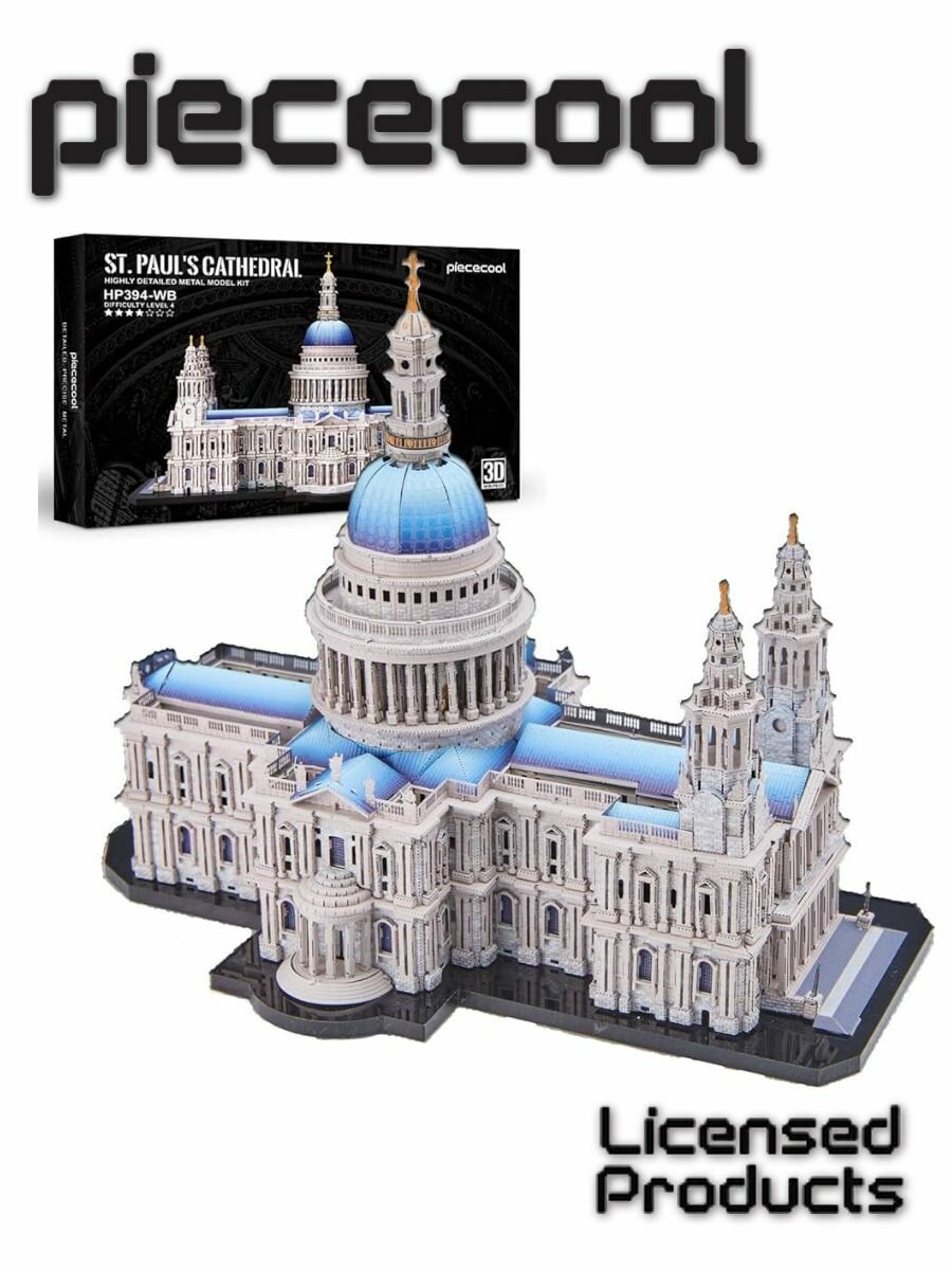 Конструктор 3д Металлический St. Paul s Cathedral HP394-WB