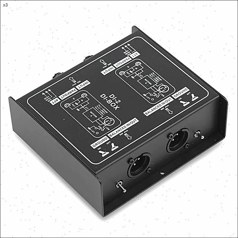 DI BOX пассивный аудио изолятор DIRECT BOX преобразователь импеданса эффекты DI-box