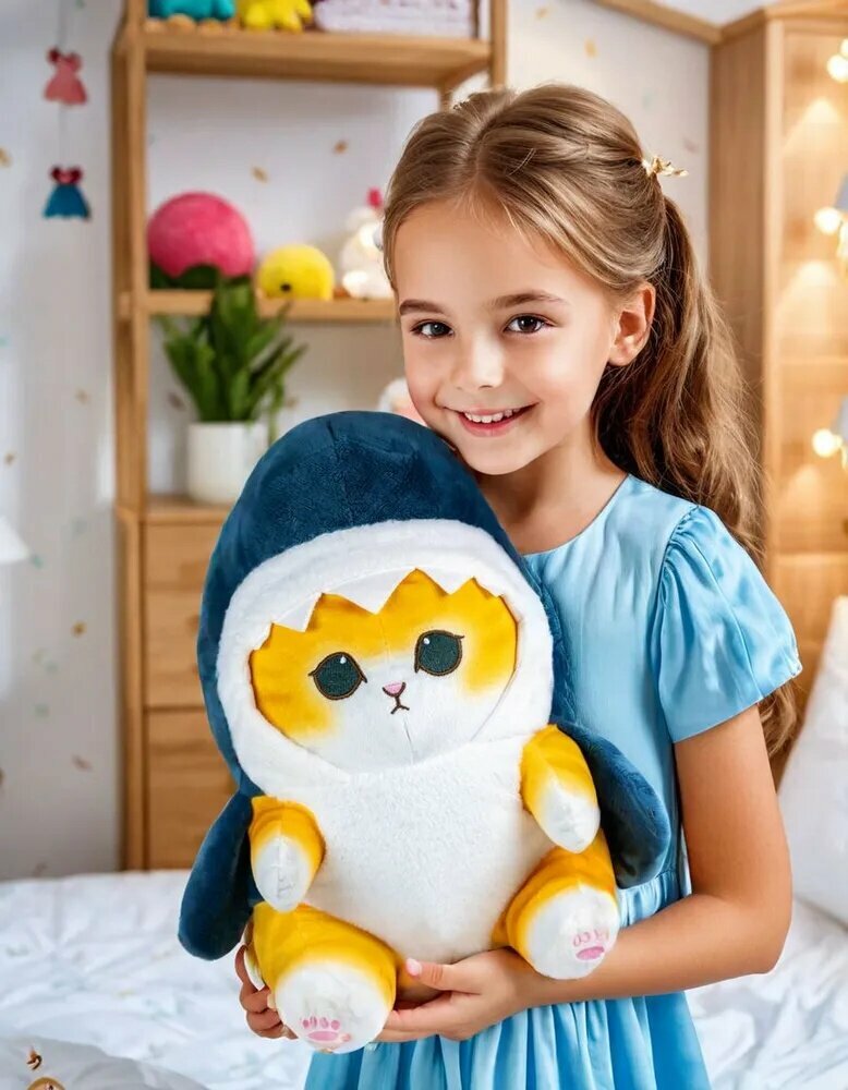 Кот Акула 35см мягкая игрушка
