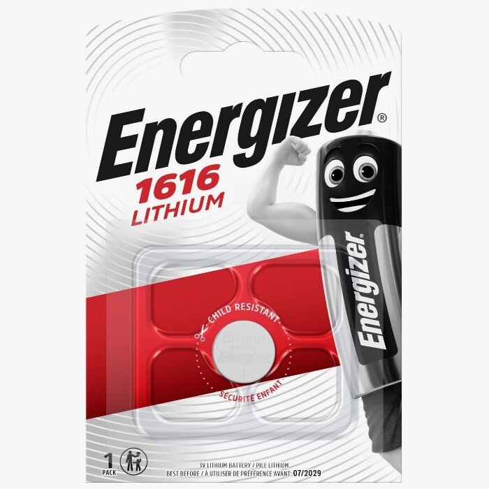 ENERGIZER Lithium CR1616 FSB1, ENR411539