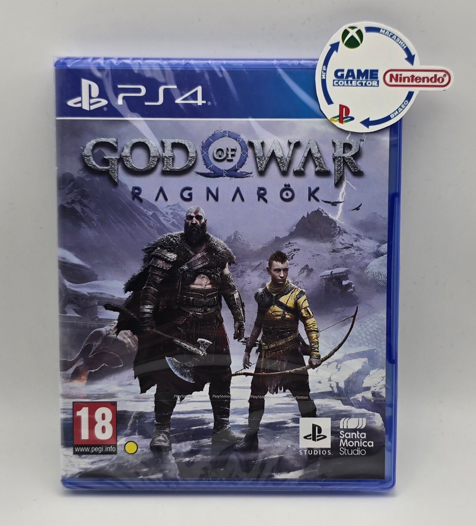Игра God Of War Rognarok для Sony PlayStation 4 на диске на русском языке.