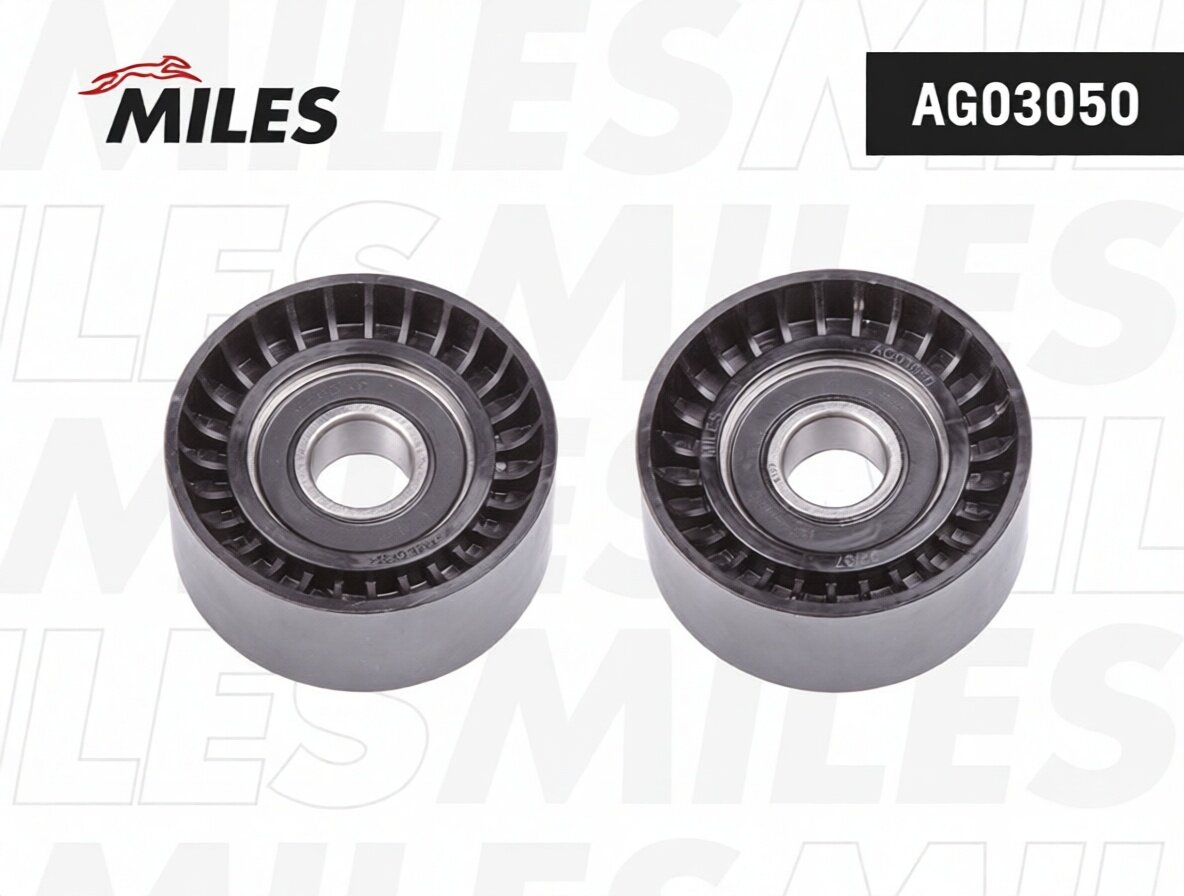 Ролик ремня приводного VAG 1.4/1.6 02- AG03050 Miles арт. AG03050