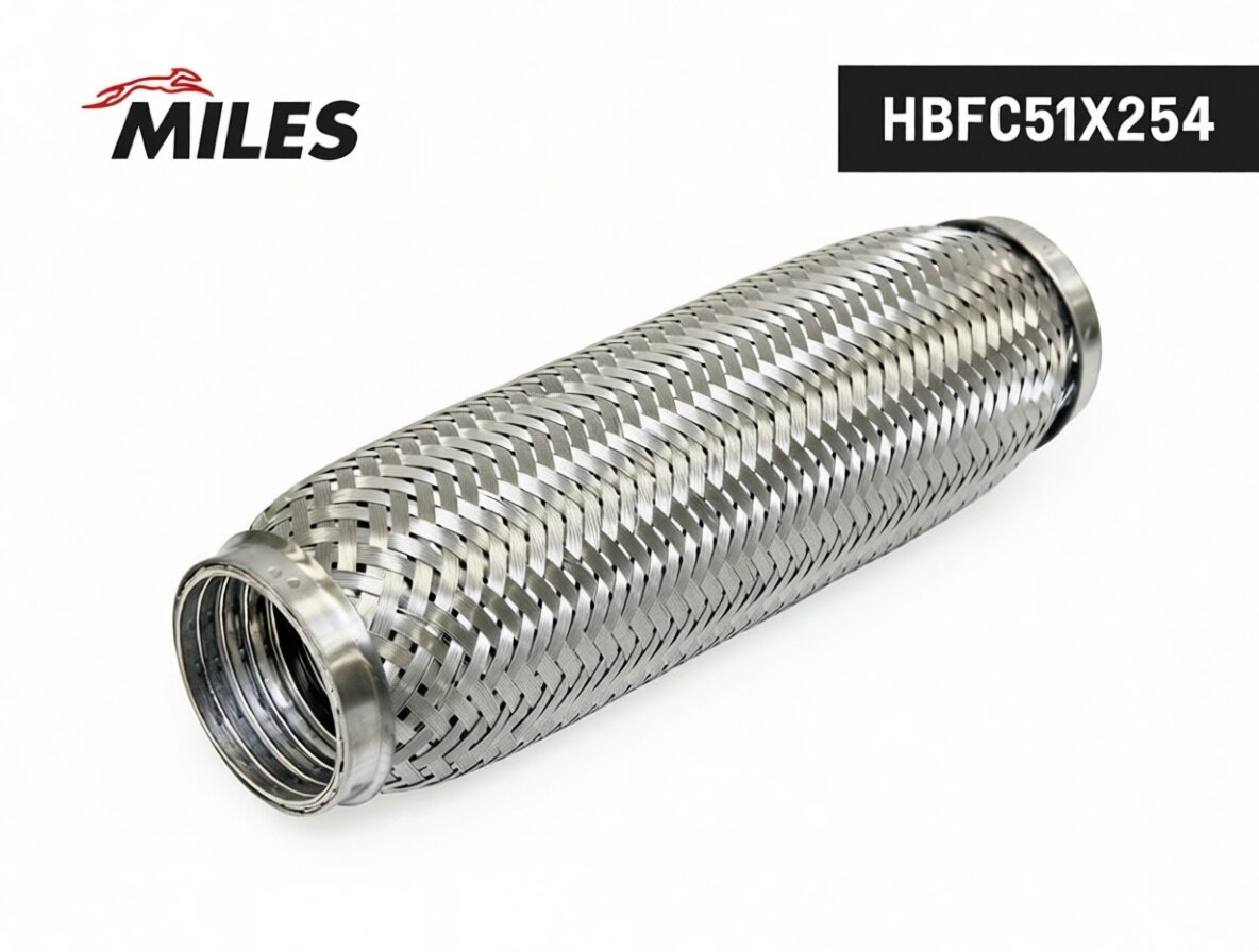 Труба гофрированная (гофра) металлорукавом 51X254 (BOSAL 265-681) HBFC51X254 Miles арт. HBFC51X254