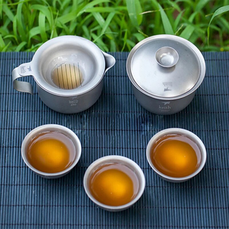 Keith Titanium Kung Fu Tea Set 6pcs — фото 1
