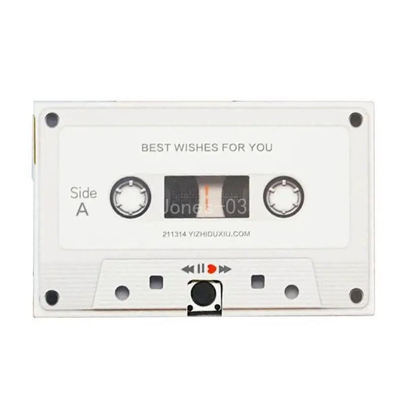 Открытка-кассета "Best Wishes" белая
