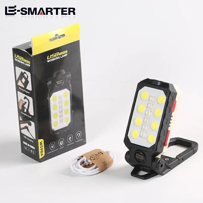 Фонарь рабочий E-SMARTER W598A (8-hole COB)