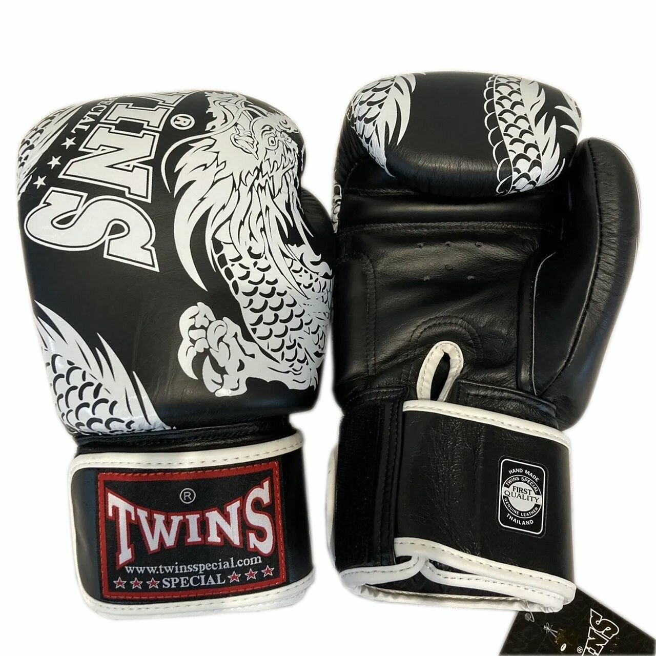 Боксерские перчатки TWINS Special FBGVL3-49 black white 14oz
