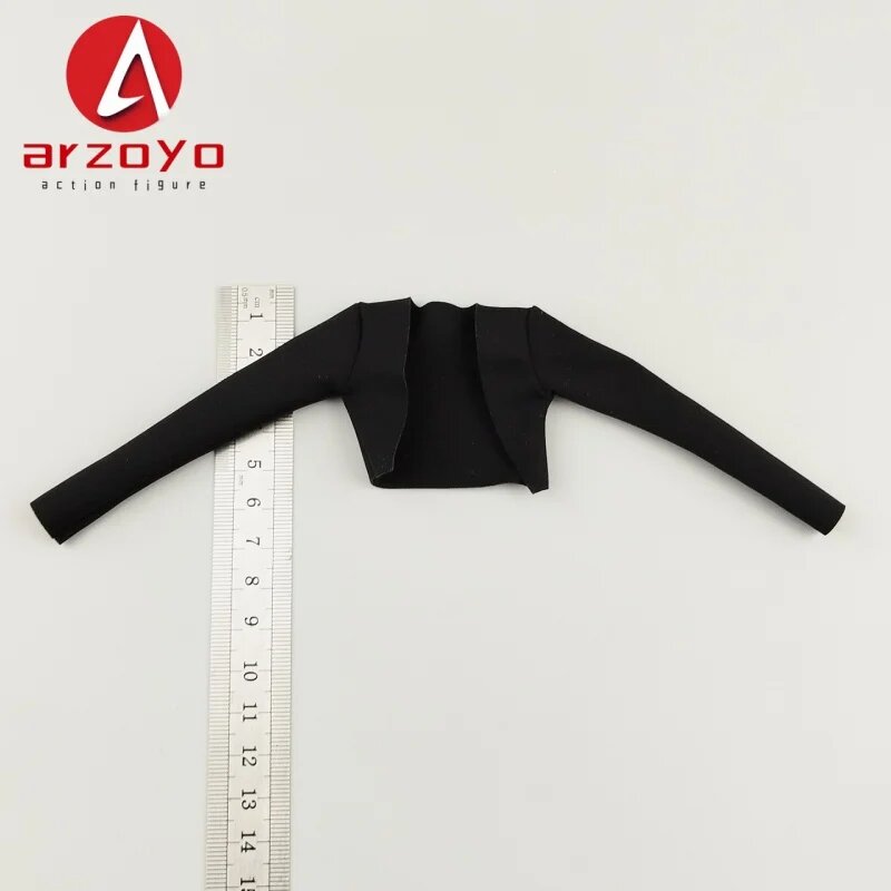Черный коат для куклы 1/6 Ar.zoyo