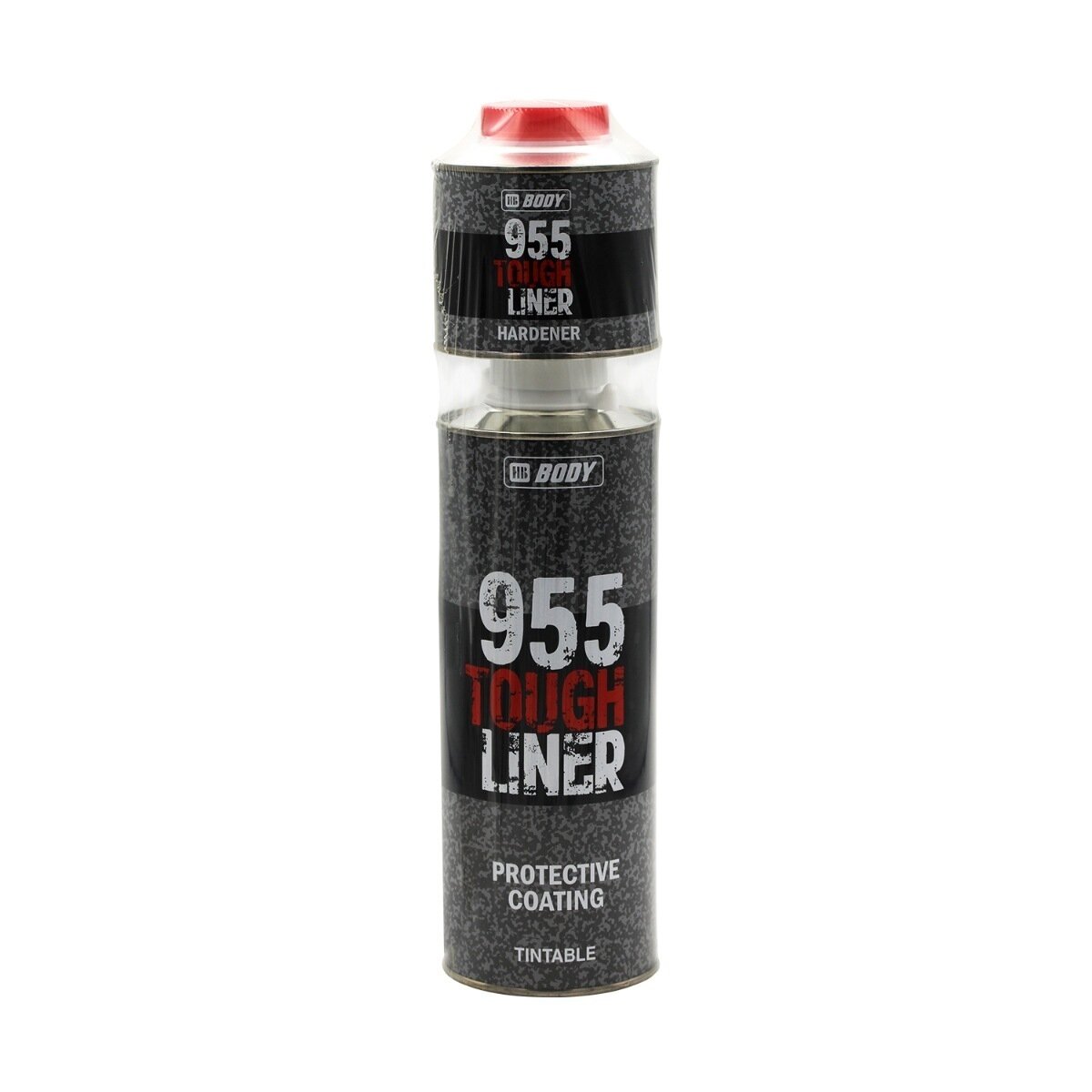 Сверхпрочное защитное покрытие Body TOUGH LINER 955 (черн.) (0,6л) + Отвердитель Body 955 TOUGH LINER (0.2л) Комплект.