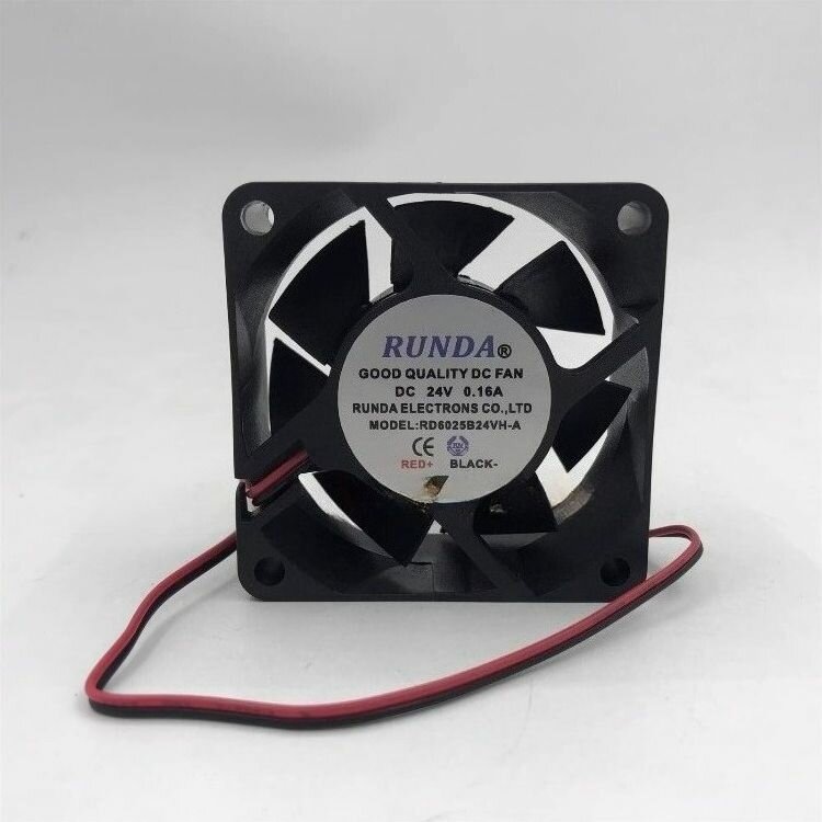 RUNDA RD6025B24VH-A DC24V 0.16A 6CM 2-проводной инверторный вентилятор охлаждения -
