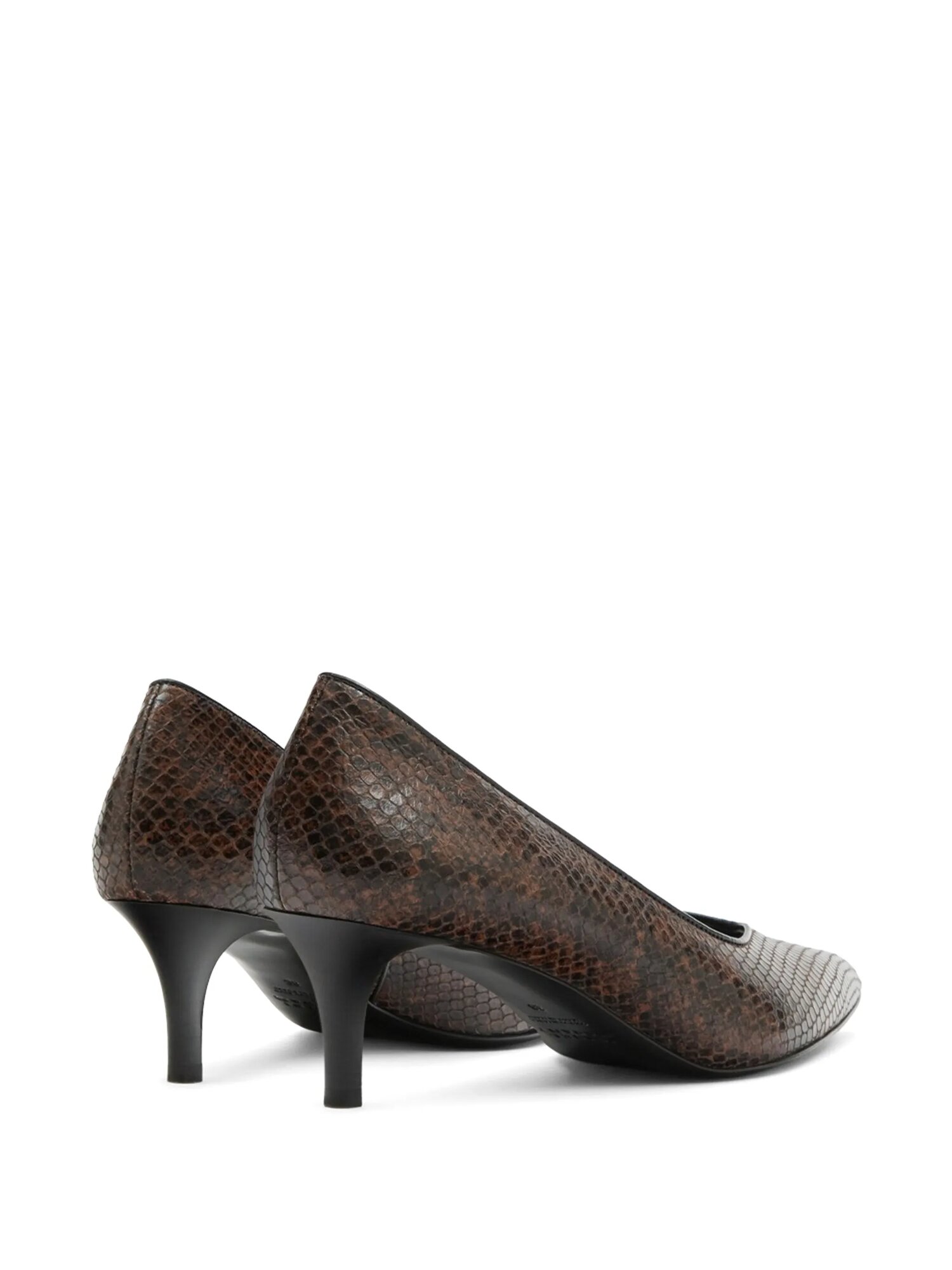 Туфли Isabel Marant Pamely python-effect leather pumps, размер 39 — фото 1