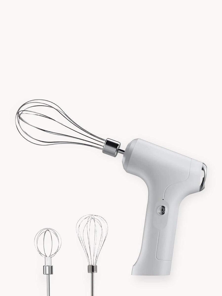 Ручной аккумуляторный миксер Lonso с 2 насадками