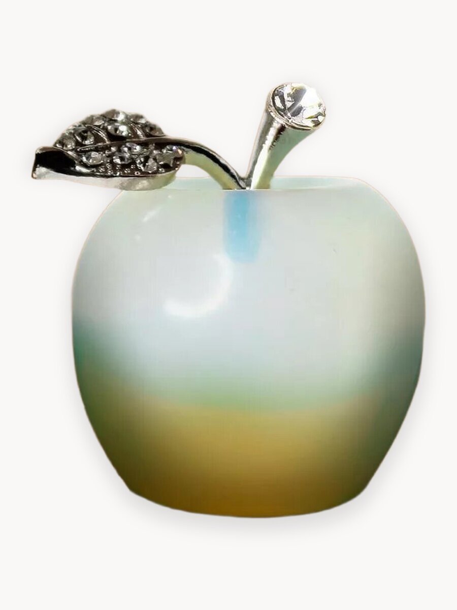 Статуэтки для интерьера на полку HOME BALANCE "Яблоко", натуральный камень опал