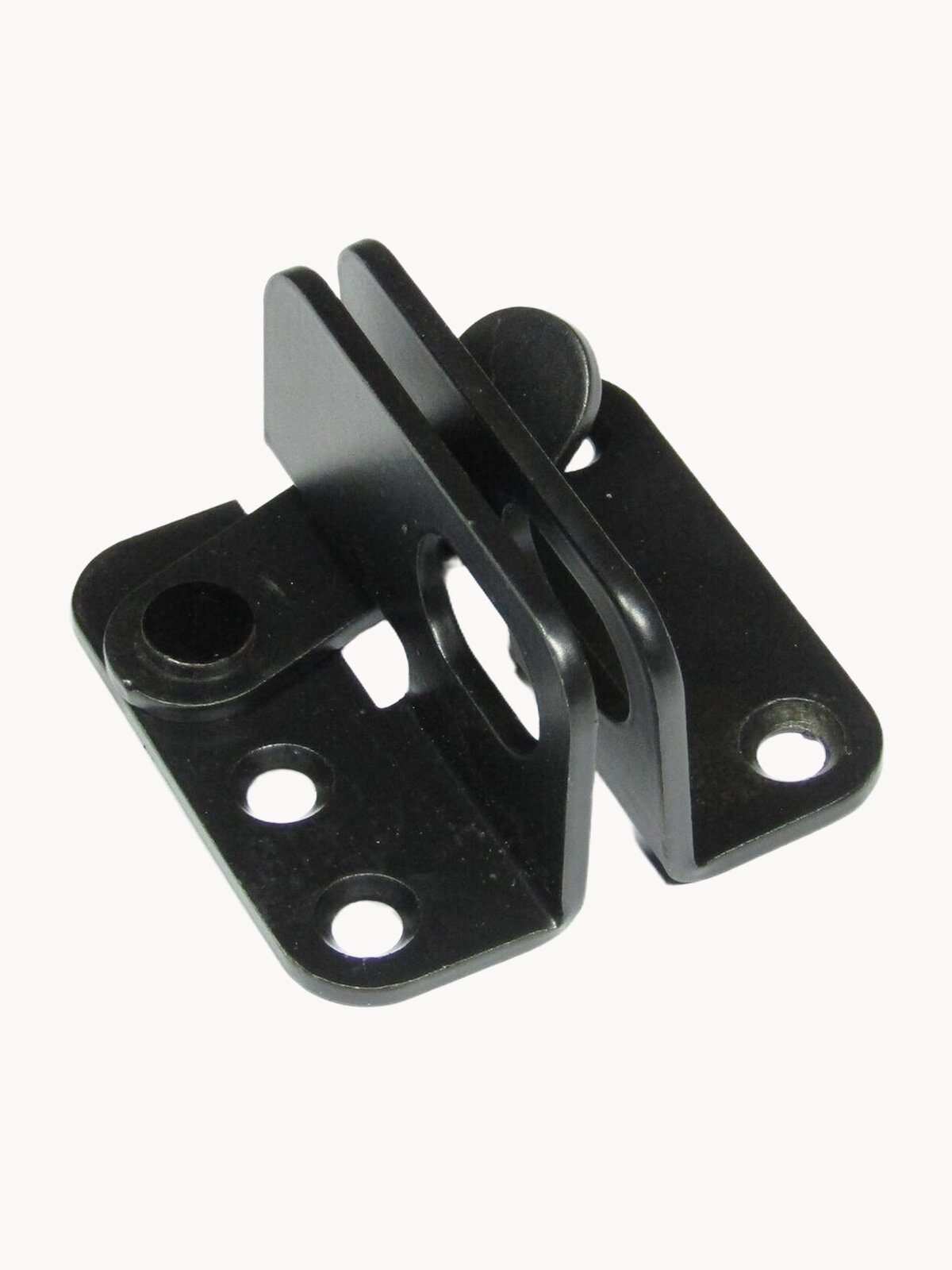 Проушины с фиксатором для замка ноэз SL, металл, черный матовый